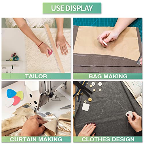 Aufisi Professional Tailors Chalk 8PCS, Triangle Sewing Chalk Fabric Markers - Sewing Notions & Accessories