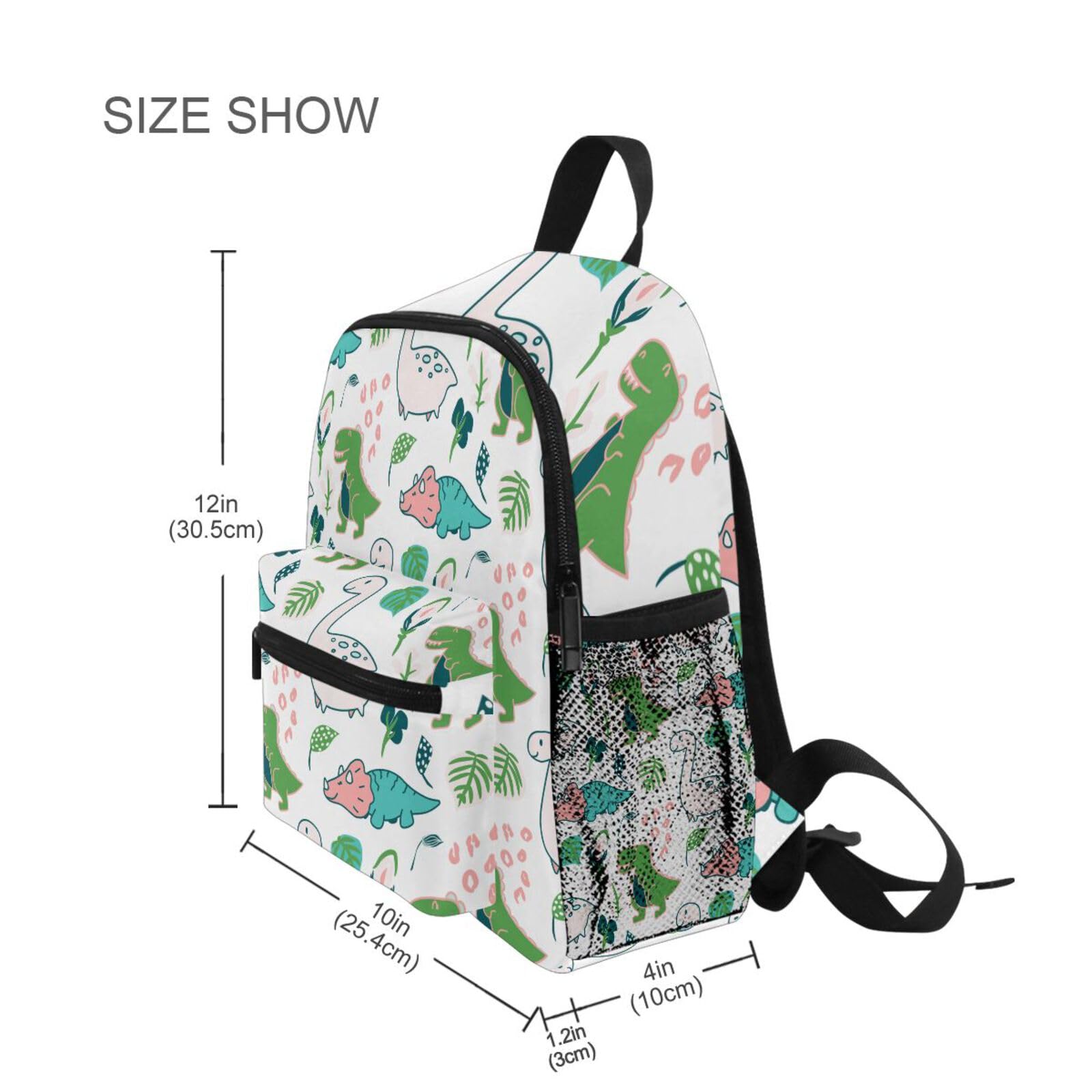 Cute Kids Back Pack Cute Dino Todder Backpack Lightweight Preschool Kindergarten Book Bag Practical and Durable Daycare Bag for Travel,Toys