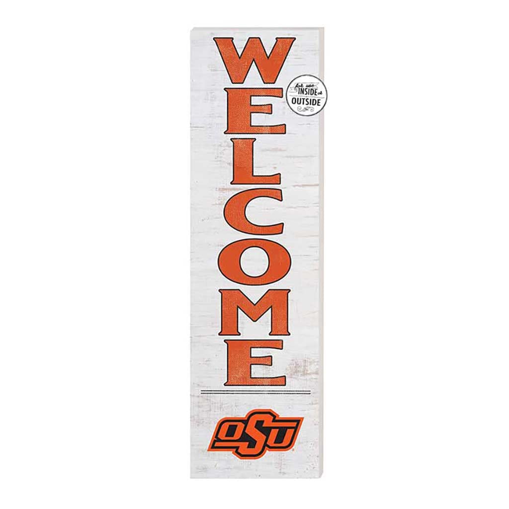 KH Sports Fan Oklahoma State Cowboys 10"x35" Welcome Indoor Outdoor Sign, One Size, Team Color