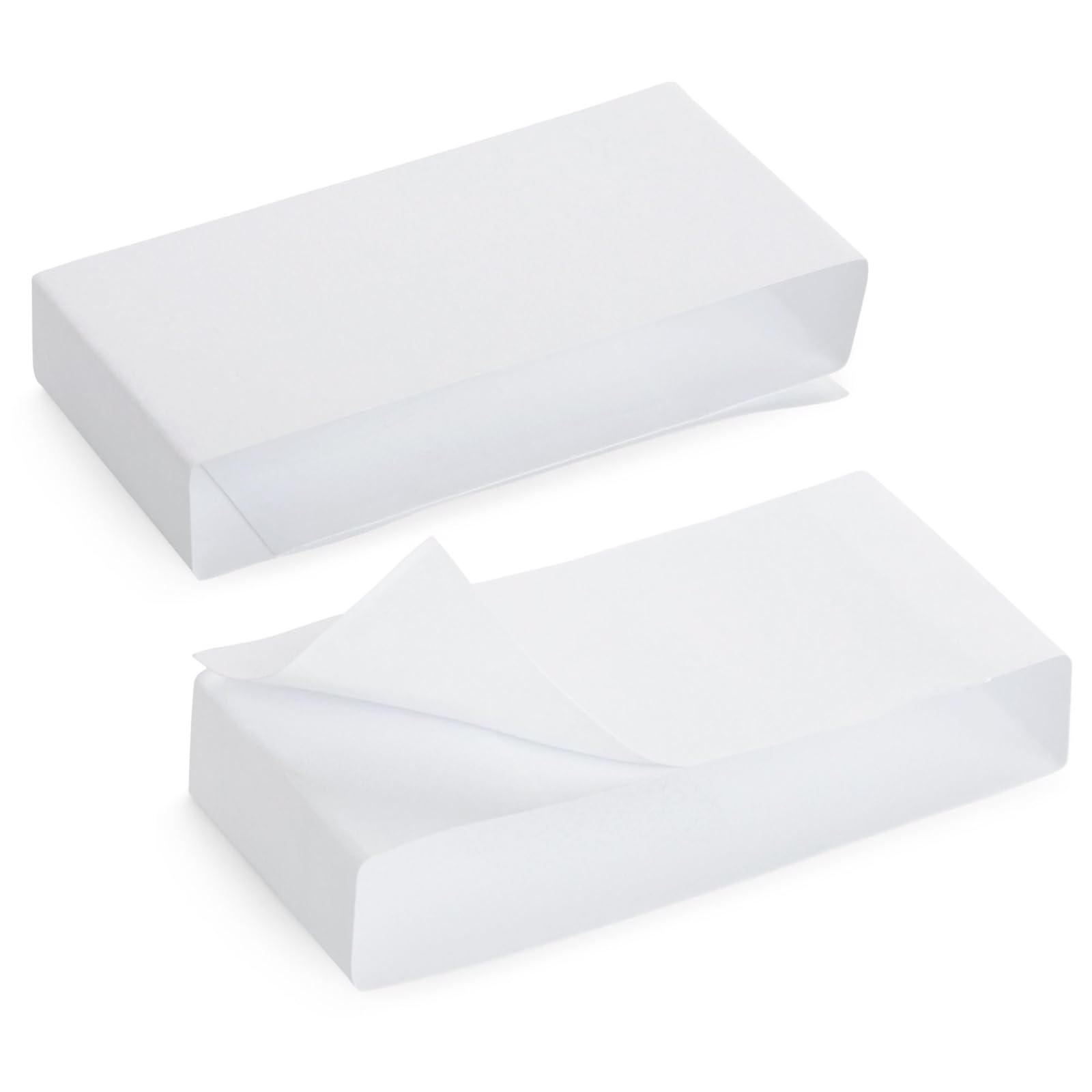 Juvale 300 Pack Money Bands for Cash, Blank Self-Adhesive Currency Straps, Bill Wrappers (White, 7.8x1.2 in)