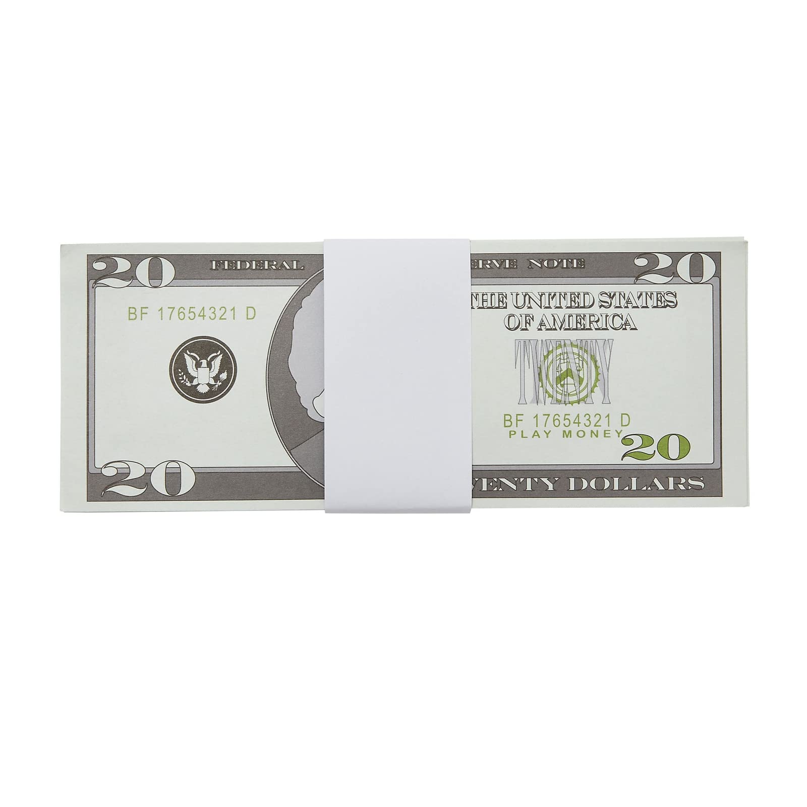 Juvale 300 Pack Money Bands for Cash, Blank Self-Adhesive Currency Straps, Bill Wrappers (White, 7.8x1.2 in)