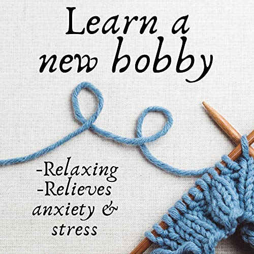 Knitting Kits for Beginners Adults β 6 Pcs Knitting Needle Set with 100% Cotton Yarn β Make Your Own Dishcloth Craft Kits for Adults β Includes Bamboo Knitting Needles and Yarn Needle β Fantastic Gift