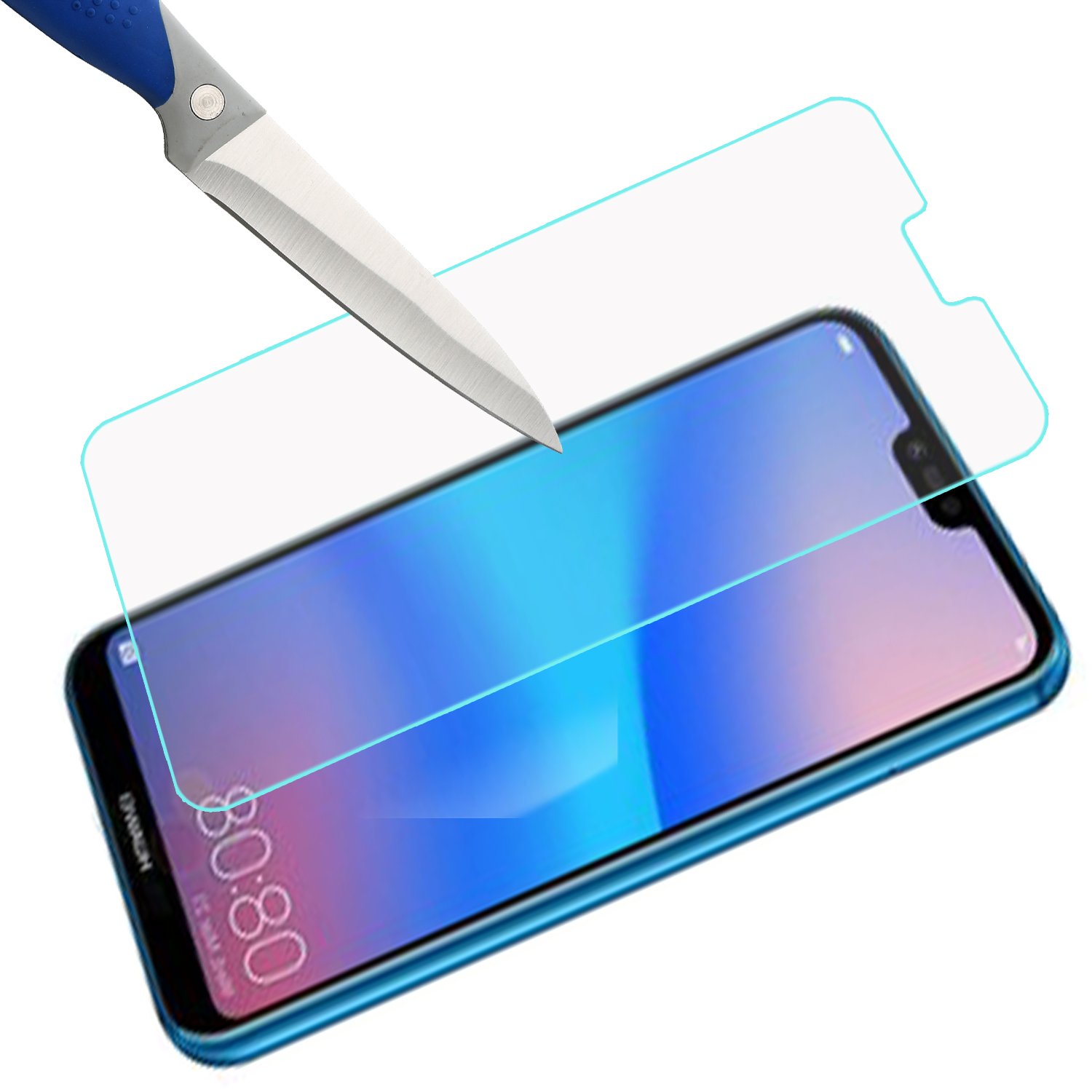 Mr.Shield [3-PACK] Designed For Huawei P20 Lite [Tempered Glass] Screen Protector [Japan Glass With 9H Hardness] with Lifetime Replacement