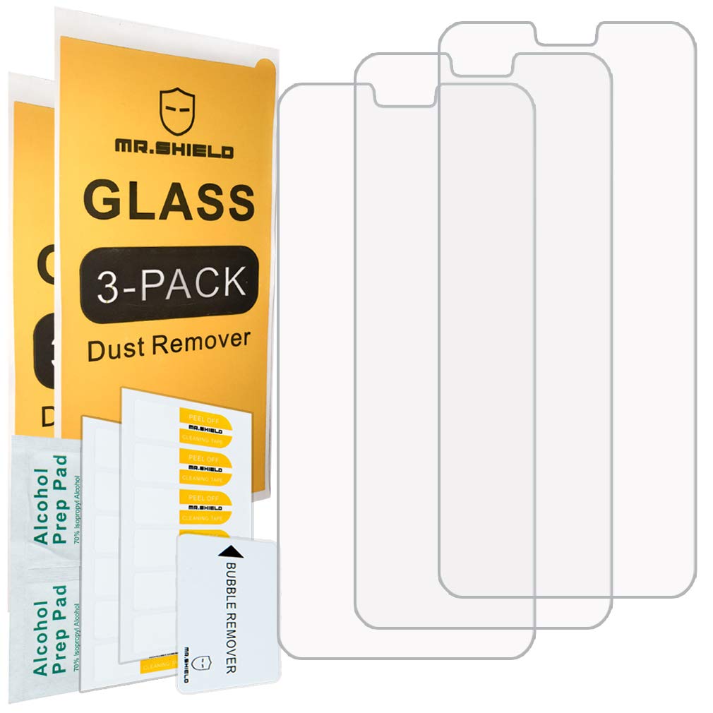 Mr.Shield [3-PACK] Designed For Huawei P20 Lite [Tempered Glass] Screen Protector [Japan Glass With 9H Hardness] with Lifetime Replacement