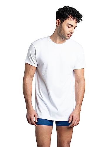 Fruit Of The Loom Mens Cooling Undershirts, Quick Dry & Moisture Wicking Underwear, White - Cotton Mesh, X-Large US