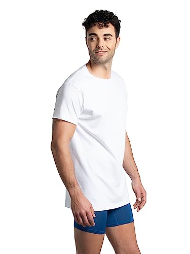 Fruit Of The Loom Mens Cooling Undershirts, Quick Dry & Moisture Wicking Underwear, White - Cotton Mesh, X-Large US