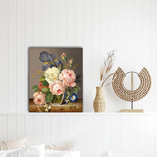 Artmaple Paint by Number for Adults Beginner Students,Ideal Gift Choice for Easter Day and Mother's Days, Birthday, DIY Acrylic Painting Kit for Room Decor (16x20, A Bunch of Flowers)