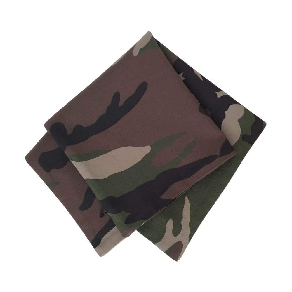 pillowerus Cotton Canvas Camo/Camouflage Woodland/Leaf Pattern Pillow Case/Cushion Cover