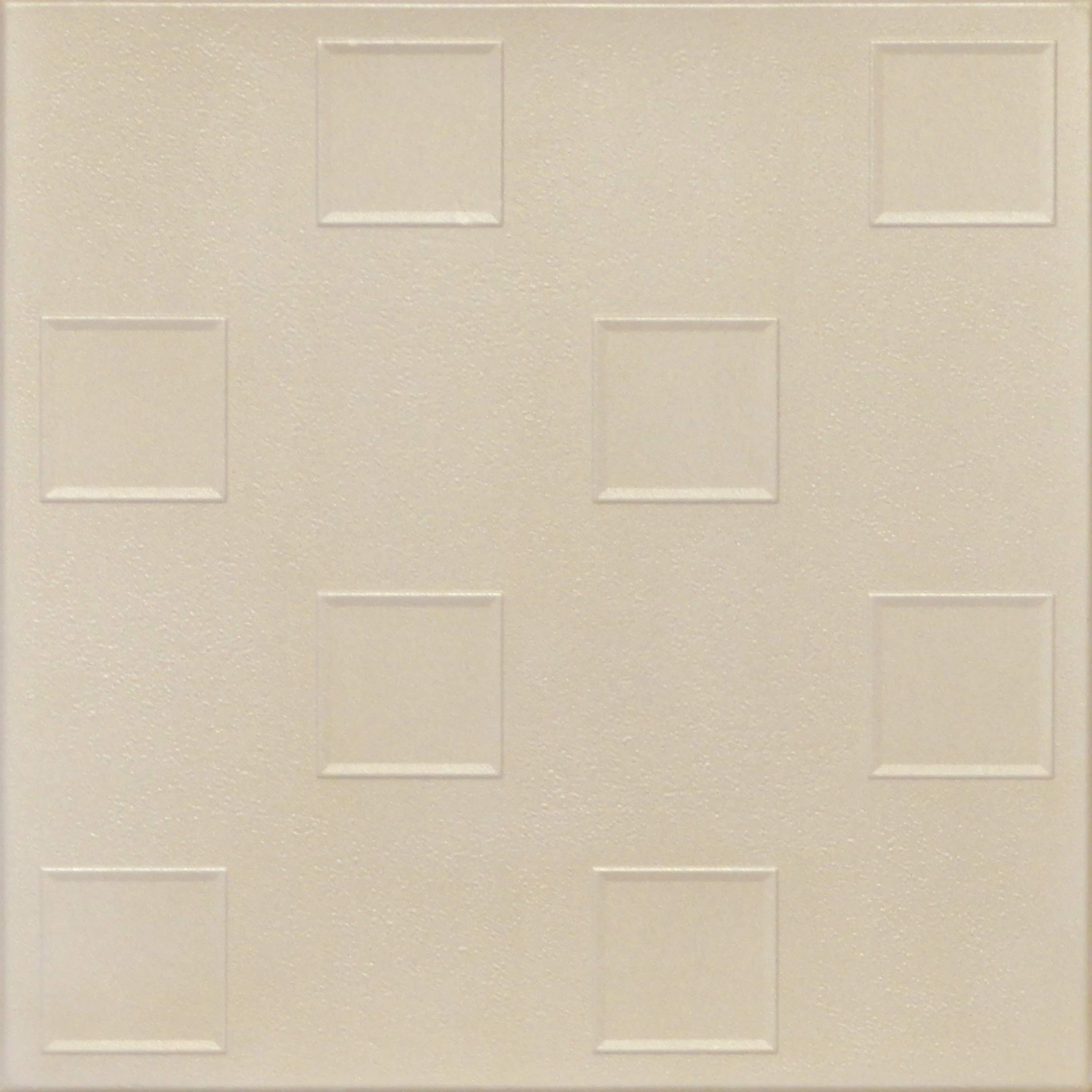 R4 Champagne 20x20 Amazing Styrofoam Tin Look Ceiling Tiles Easy to Glue Up On Any Type of Surface
