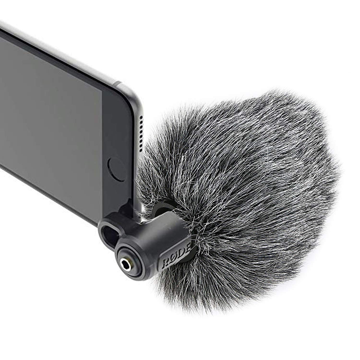YOUSHARES Pop Filter for Rode VideoMicro and VideoMic Me Me-L, Deadcat Windscreen Custom Outdoor Windscreen Wind Shield Mic Windshield Muff Fur