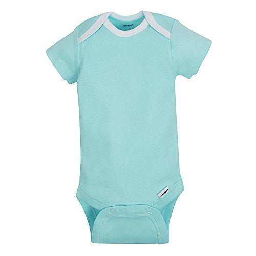 Gerber Unisex Baby 5-Pack Short Sleeve Variety Onesies Bodysuits Clouds 3-6 Months