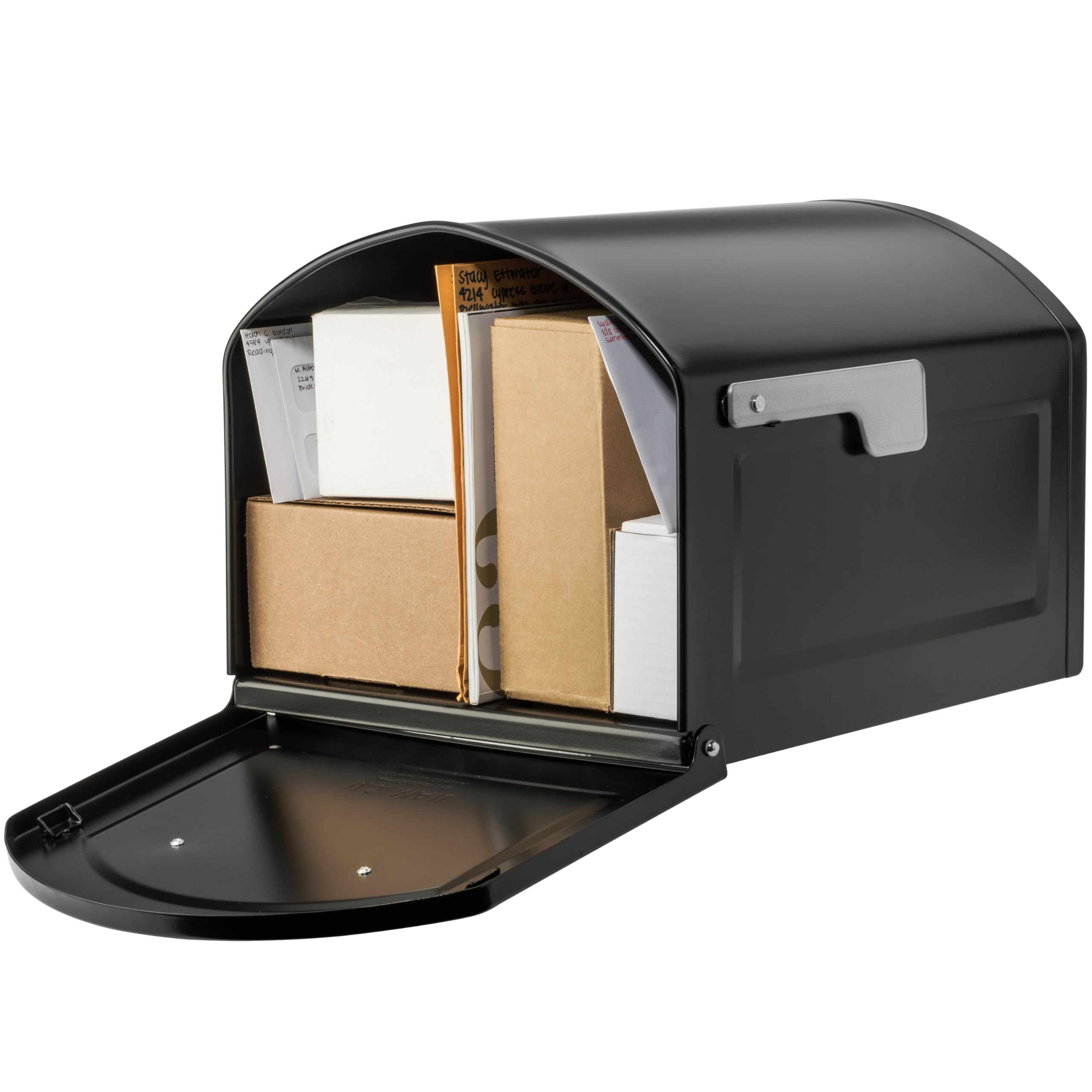 Architectural Mailboxes 950020B-10 Centennial Postmount Mailbox, XL, Black