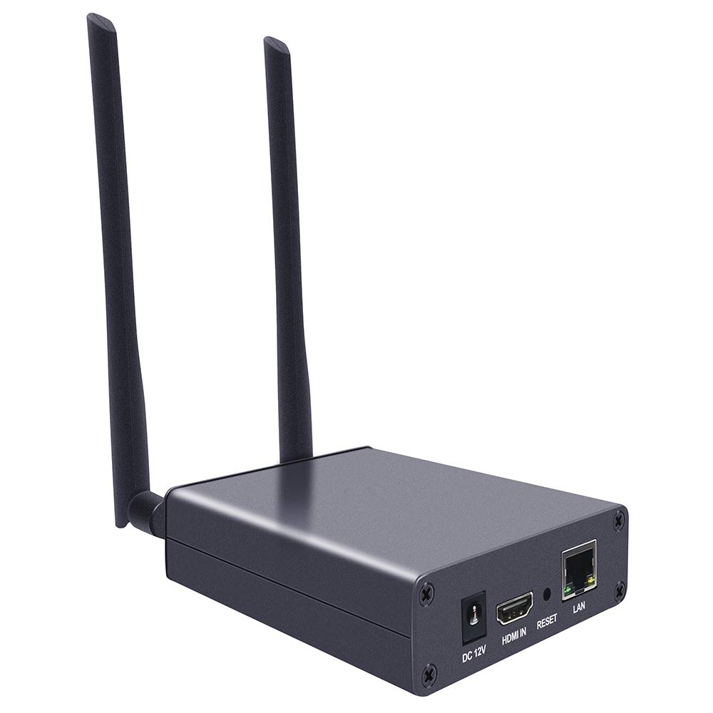 iseevy 4K HDMI Video Adapter, 1080P@60FPS, Dual Band WiFi, H.264 Codec, 4 Streams, FCC ID: 2A7CO-ISV-HVCDW5