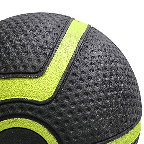Everlast Medicine Ball Textured Grip – for Weighted Slam Ball Workout | Strength, Balance, Core Training | Wall Ball Exercise | Durable Non-Slip Rubber (P00001794)