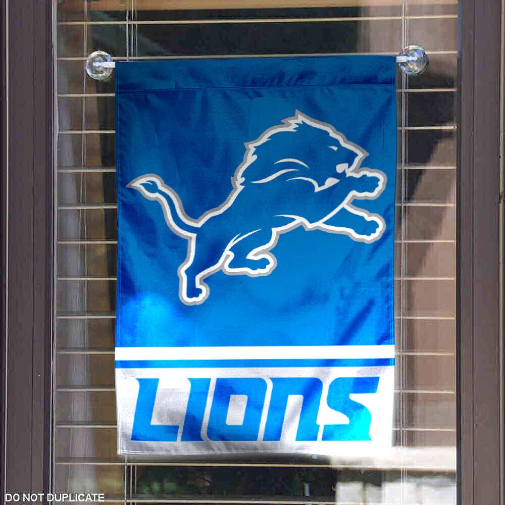 WinCraft Detroit Lions Double Sided Garden Flag