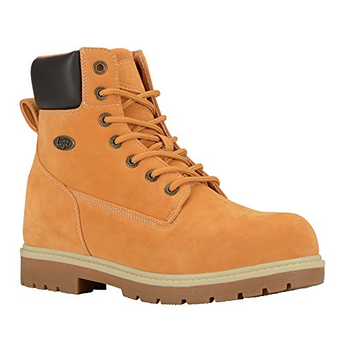 Lugz Men's Brace Hi Fashion Boot, Golden Wheat/Bark/Cream/Gum, 9 M US