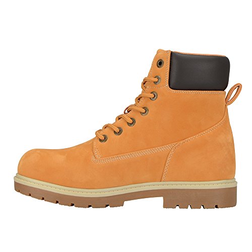 Lugz Men's Brace Hi Fashion Boot, Golden Wheat/Bark/Cream/Gum, 9 M US