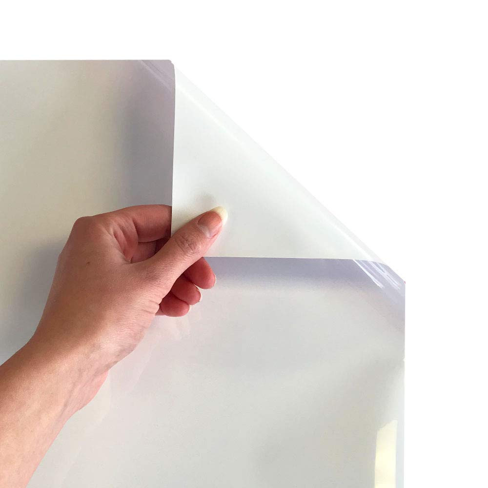 Siser EasyWeed Heat Transfer Vinyl 15" x 15ft Roll (White) Compatible with Siser Romeo/Juliet & Other Professional or Craft Cutters - Layerable - CPSIA Certified