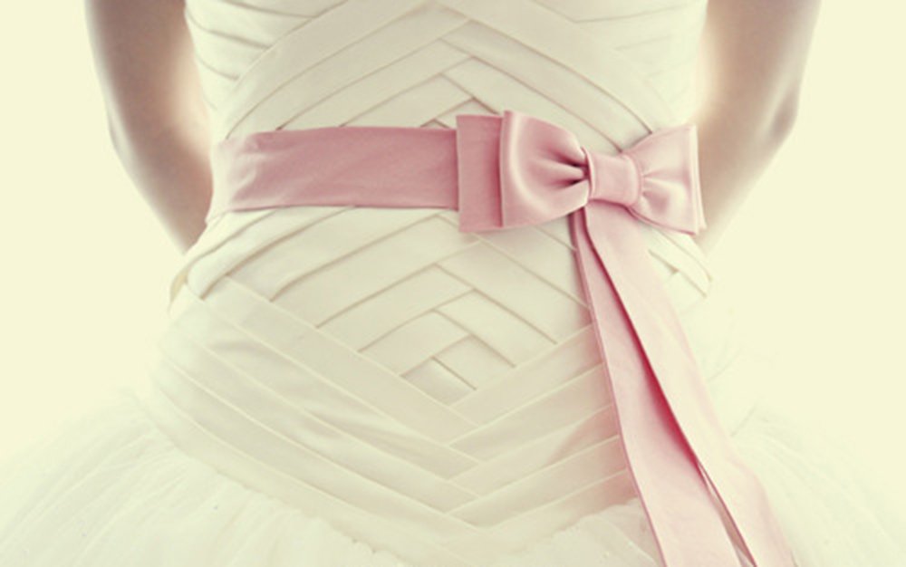 Ribest 1/4 inch Light Pink Double Face Satin Ribbon 50 Yards Per Roll for Bouquet Gift Wrapping Hair Wedding Birthday