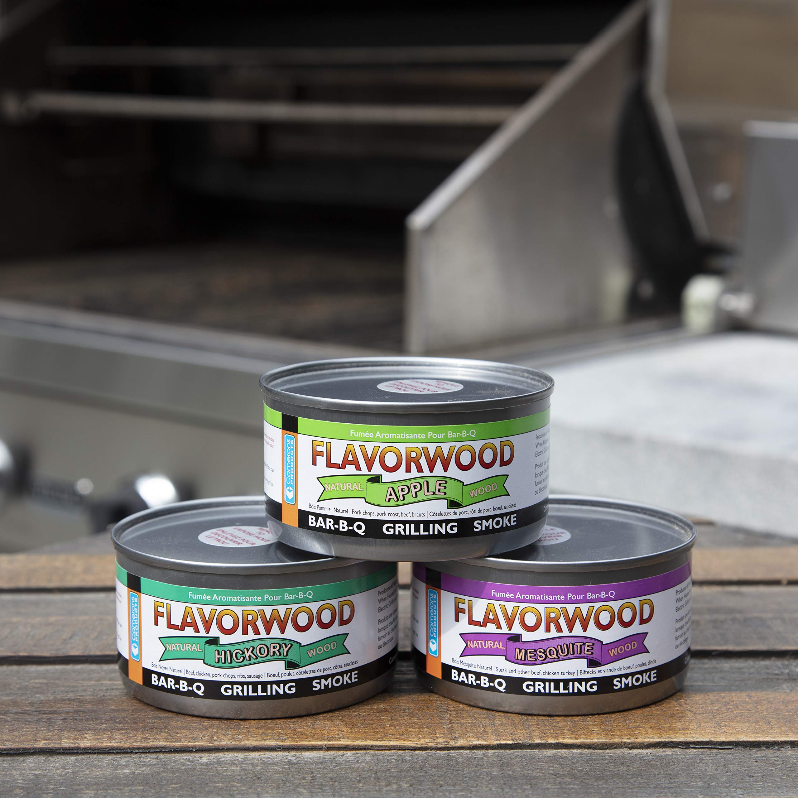 Smoking Wood Pellets - Instant Disposable Smoke Box Cans Turn Any Grill into a Smoker (Mesquite)- Single Pack of All Natural BBQ Wood