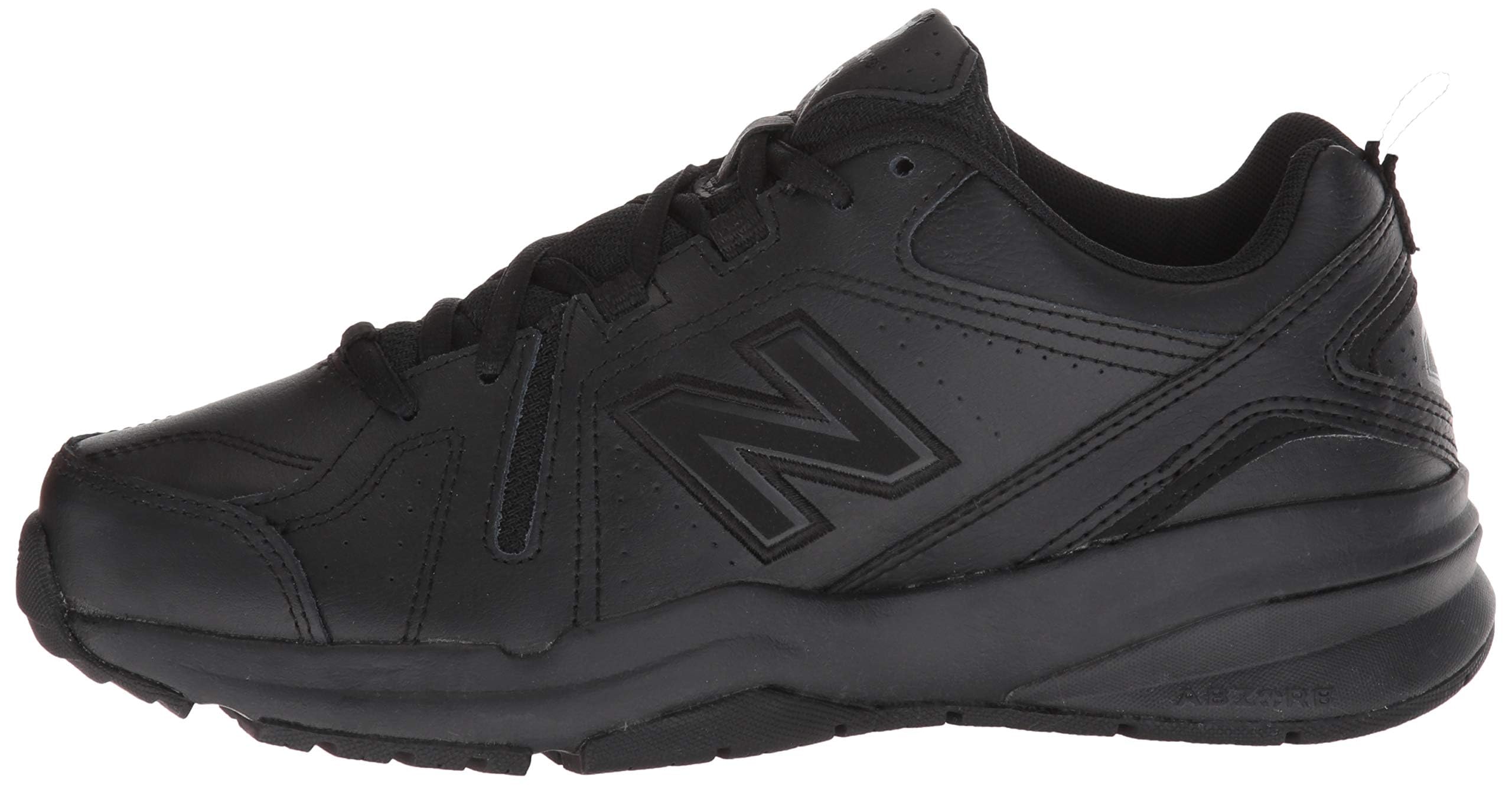 New Balance Women's 608 V5 Casual Comfort Cross Trainer, Black/Black, 8.5 Wide