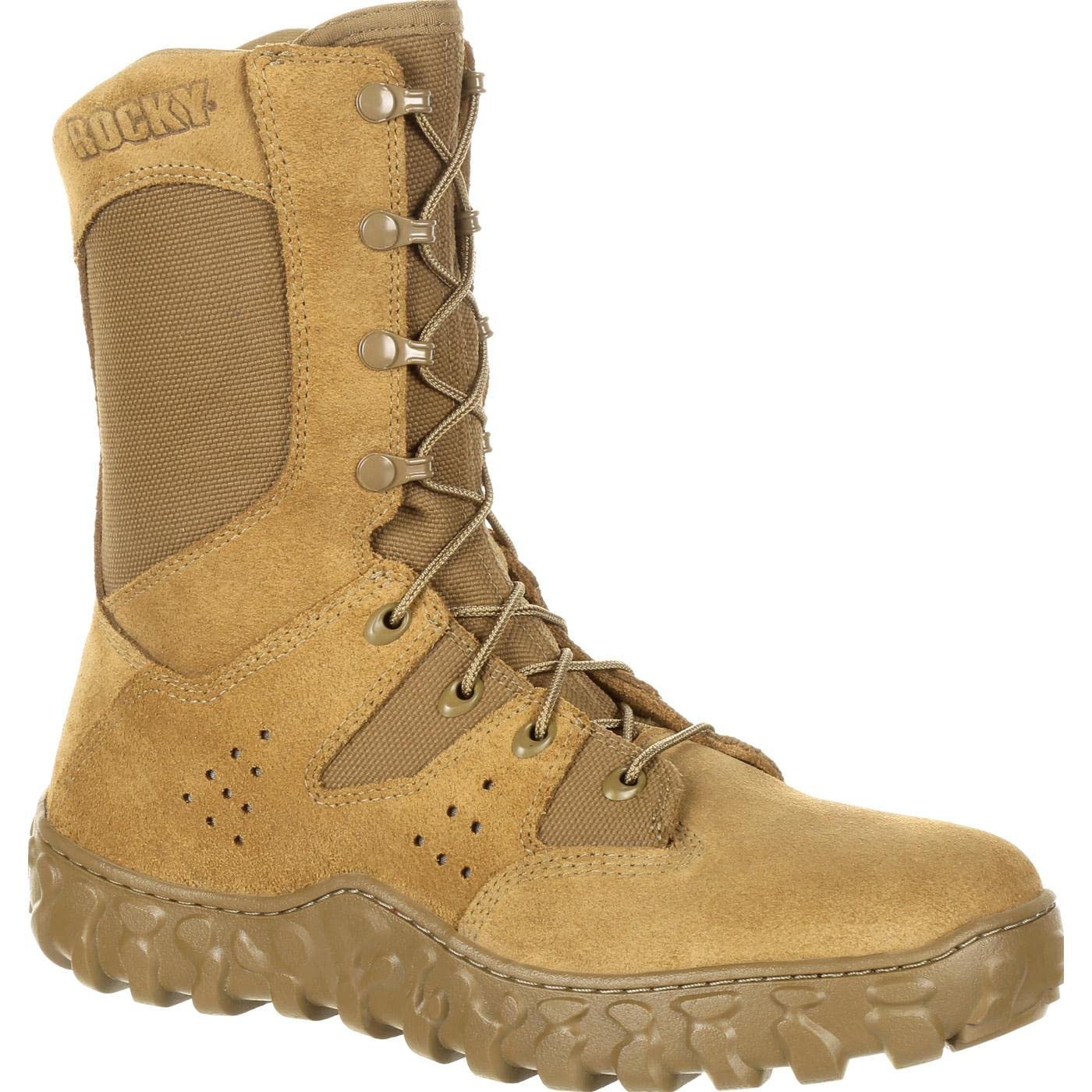 ROCKY S2V Predator Military Boot, Coyote Brown, Size 8(M)