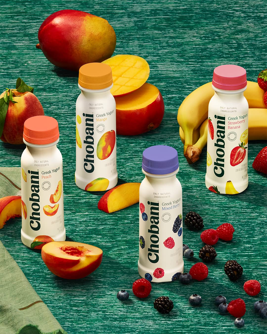 ChobaniĀ® Peach Low-Fat Greek Yogurt Drink 7 Fl oz
