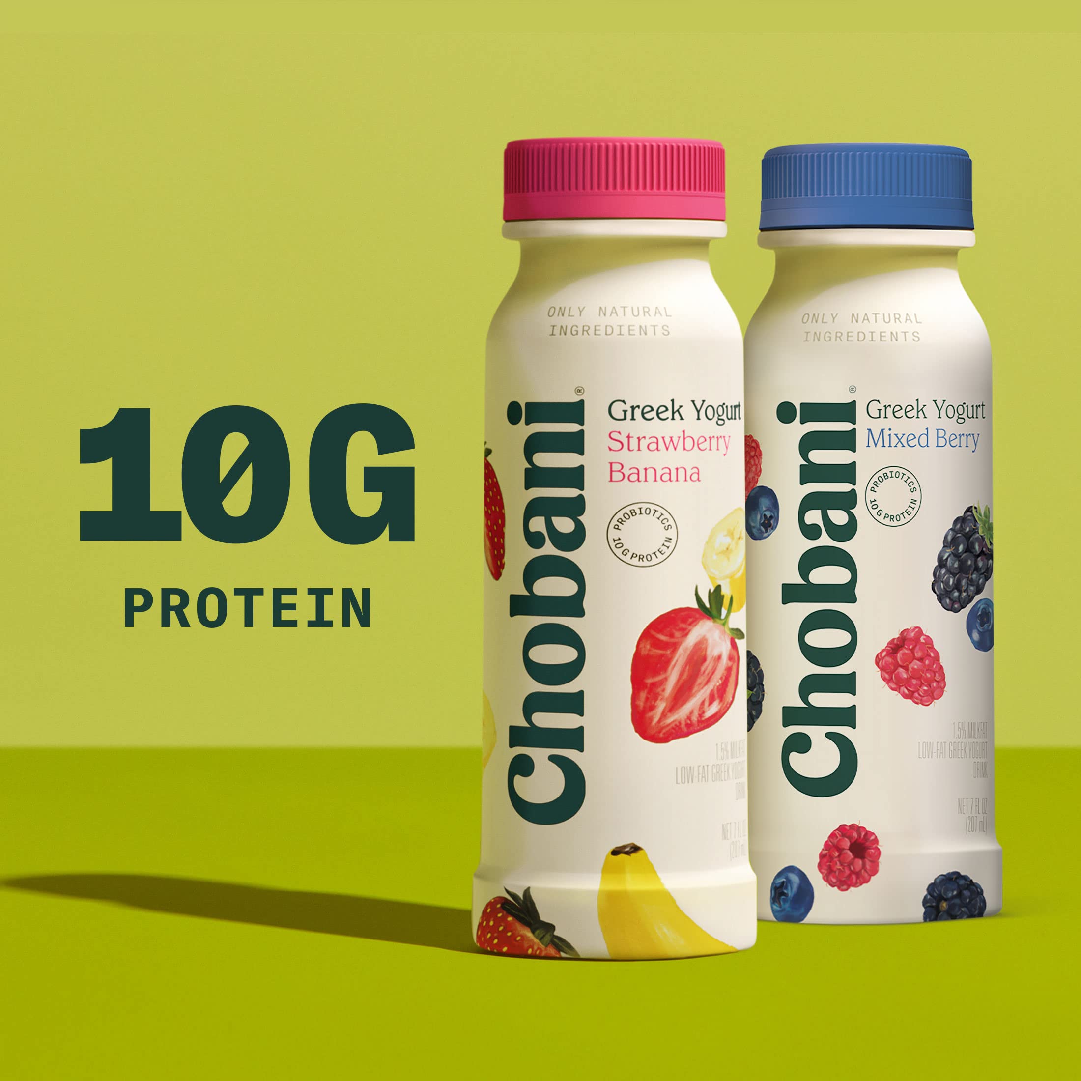 ChobaniĀ® Peach Low-Fat Greek Yogurt Drink 7 Fl oz