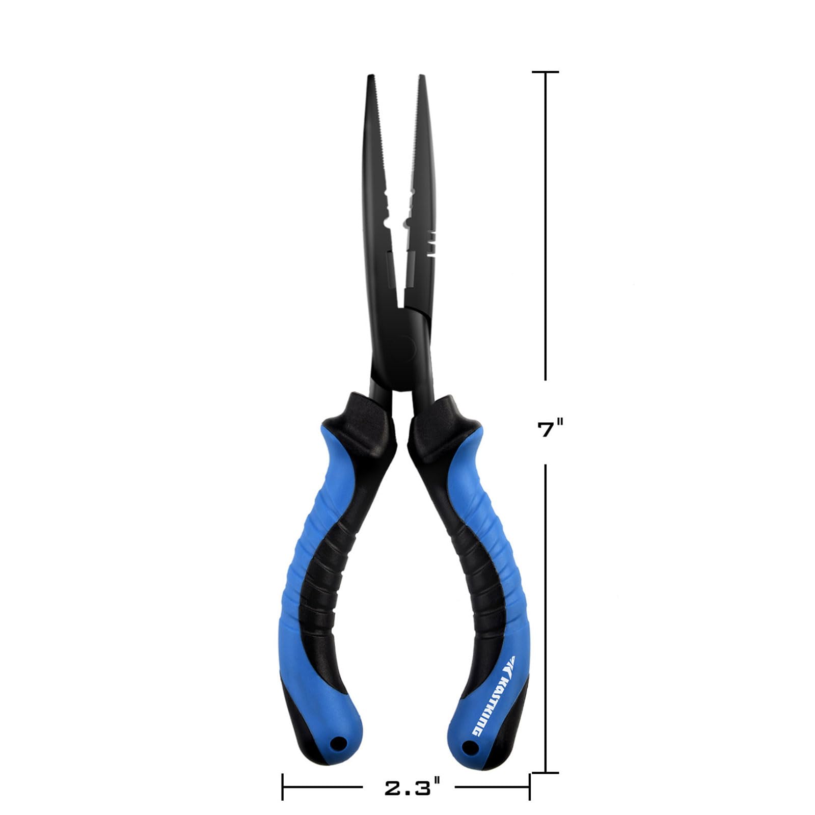 KastKing Intimidator Fishing Pliers, 7 inch Straight Nose
