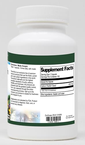 Daikon Radish Seed - 450 mg (100 Capsules, ZIN: 516494) - 2 Pack