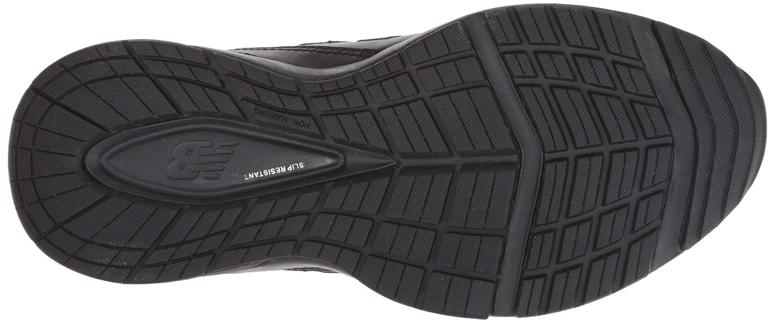 New Balance Women's 608 V5 Casual Comfort Cross Trainer, Black/Black, 8.5 Wide