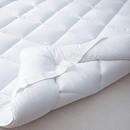 Niagara Mattress Topper Twin XL - Cooling Breathable Pillow Top Mattress Pad for Back Pain Relief - Deep Pocket Topper Fits 8-20 Inches Mattress