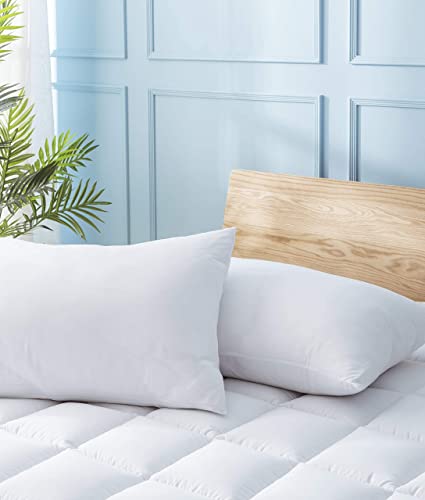 Niagara Mattress Topper Twin XL - Cooling Breathable Pillow Top Mattress Pad for Back Pain Relief - Deep Pocket Topper Fits 8-20 Inches Mattress