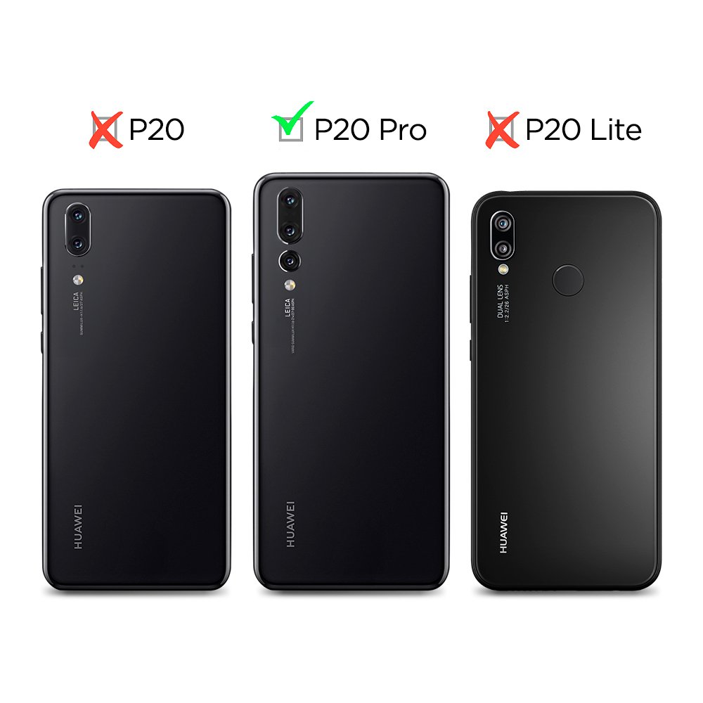 Spigen Rugged Armor Designed for Huawei P20 Pro Case (2018) - Black