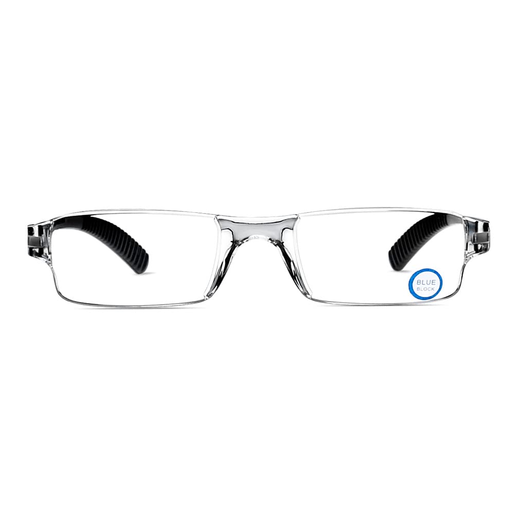 DOOViC 5 Pack Rimless Reading Glasses Blue Light Blocking Computer Readers Anti Eyestrain 2.50
