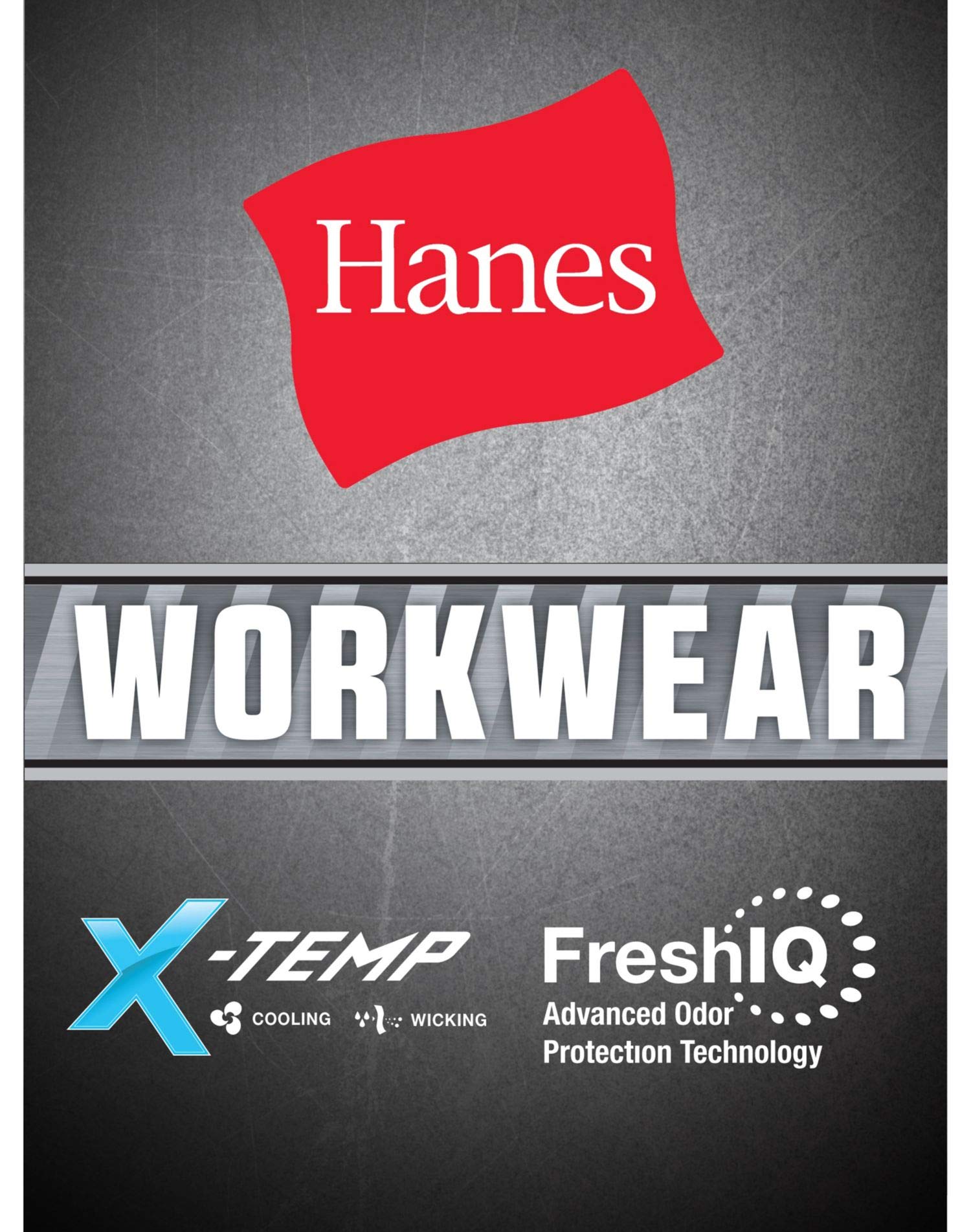 Hanes mens Men's Workwear Short Sleeve Tee (2-pack) T Shirt, Safety Orange, XX-Large US