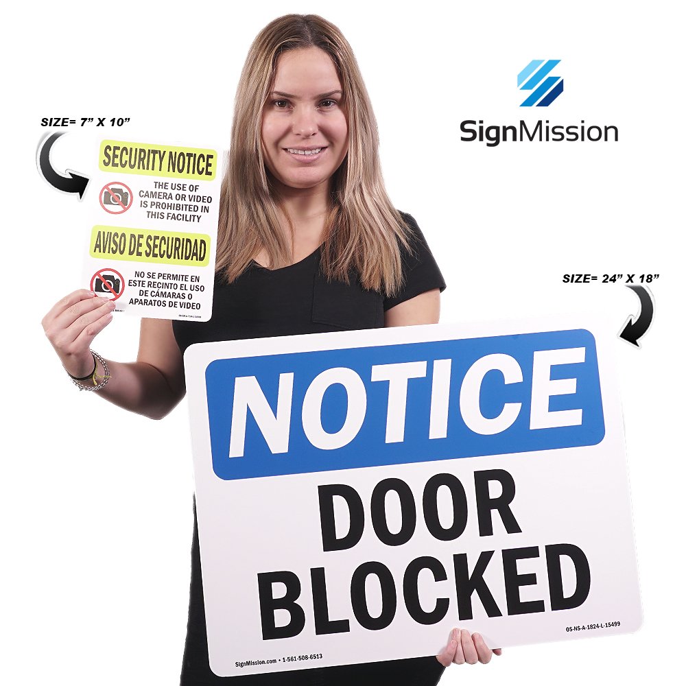 OSHA Notice Sign - Please Break Cardboard Boxes Down Do Not | Vinyl Label Decal | Protect Your Business, Construction Site | Made in The USA