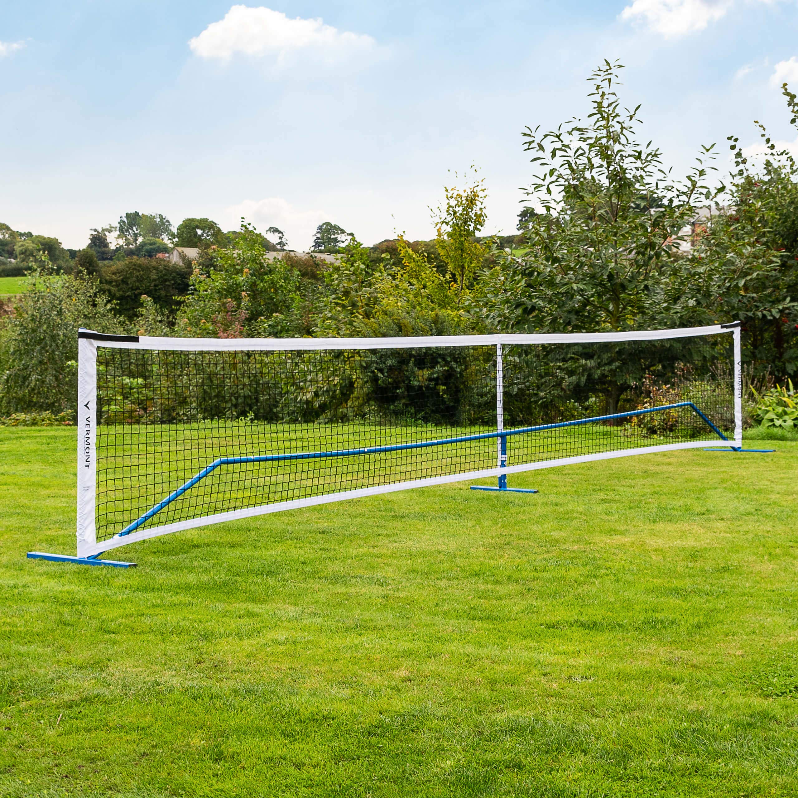 Vermont Procourt Pickleball Net & Post - 100% Portable Freestanding Net | 10ft or 22ft Net (IFP Match Regulation) | Tournament Pickleball Net | Heavy Duty Long-Lasting Net (22ft [Full Court])