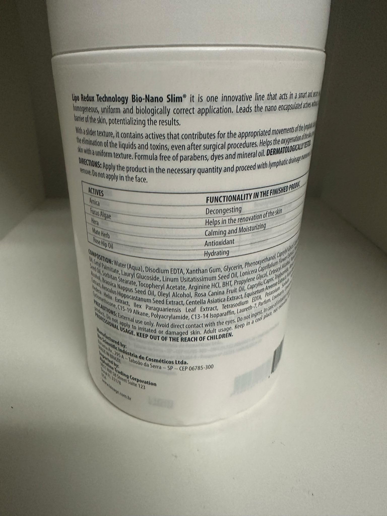Bioage Liporedux Lymphatic Body Cream (35 Oz)- Bio-Nano Slim and Natural Ingredients β Skin Care Moisturizer for Lymphatic Relief and Relaxing Effects