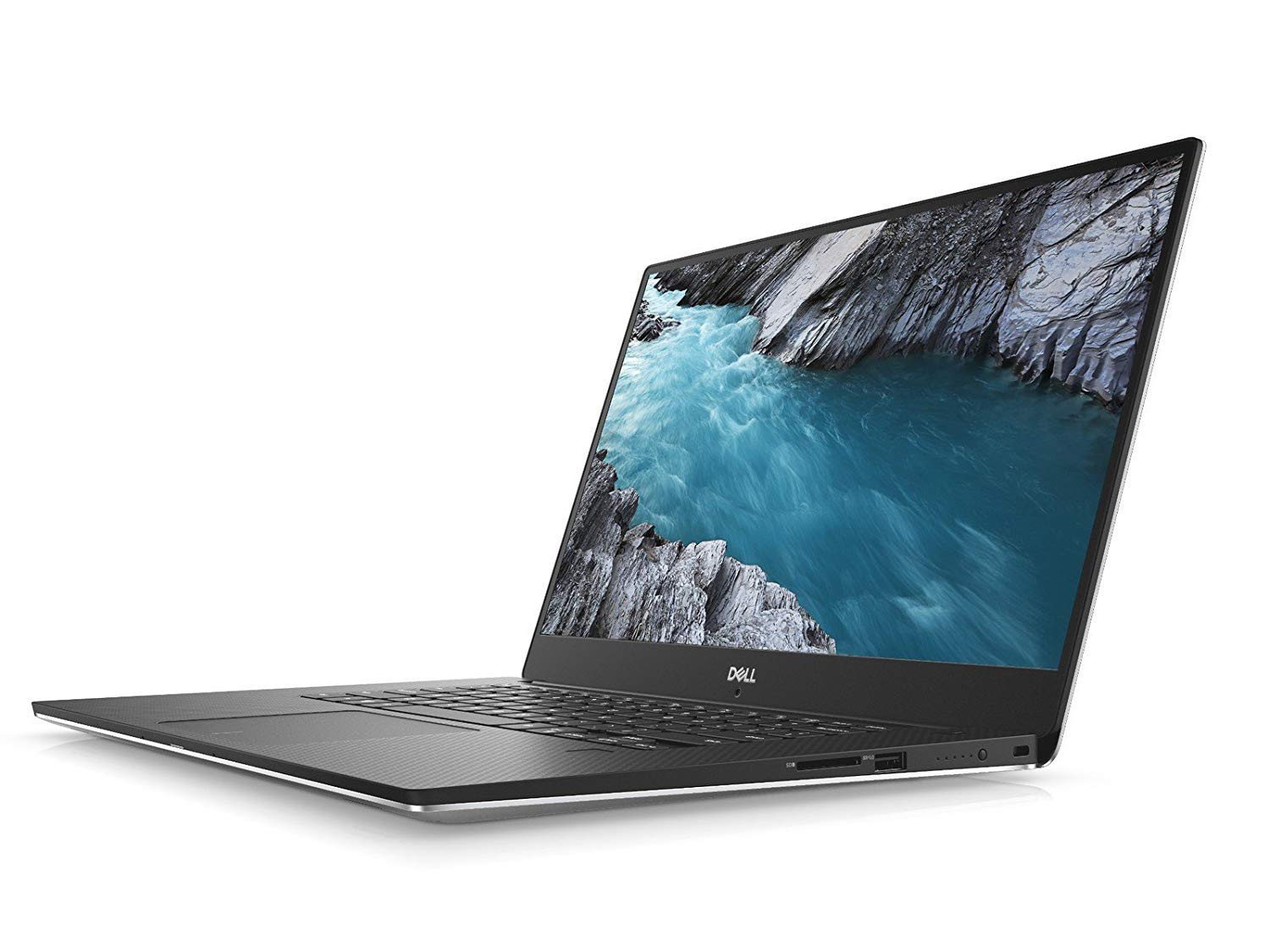 2018 Dell XPS 9570 Laptop, 15.6" UHD (3840 x 2160) InfinityEdge Touch Display, 8th Gen Intel Core i7-8750H, 32GB RAM, 1TB SSD, GeForce GTX 1050Ti, Fingerprint Reader, Windows 10 Home, Silver