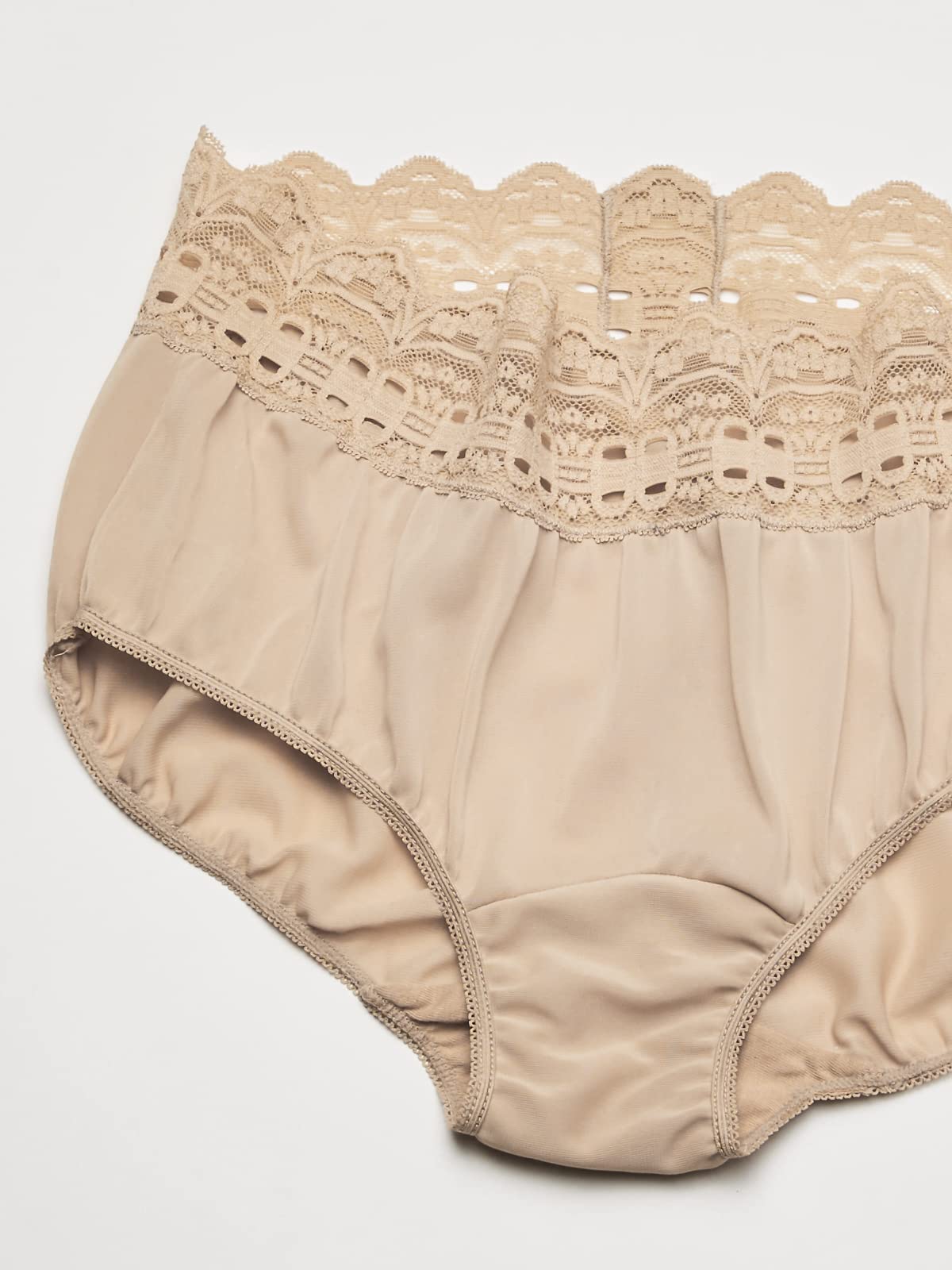 Olga womens Secret Hugs 3 Pack Panty Hipster Panties, French Toast/Pale Blush/White, Large US