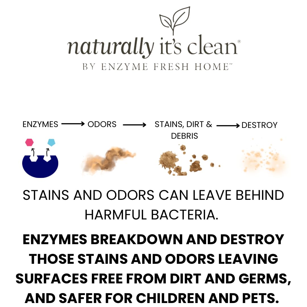 naturally it's clean Multi-Surface Cleaner Ready To Use Spray| 24 Oz Spray Bottle | 2- Pack