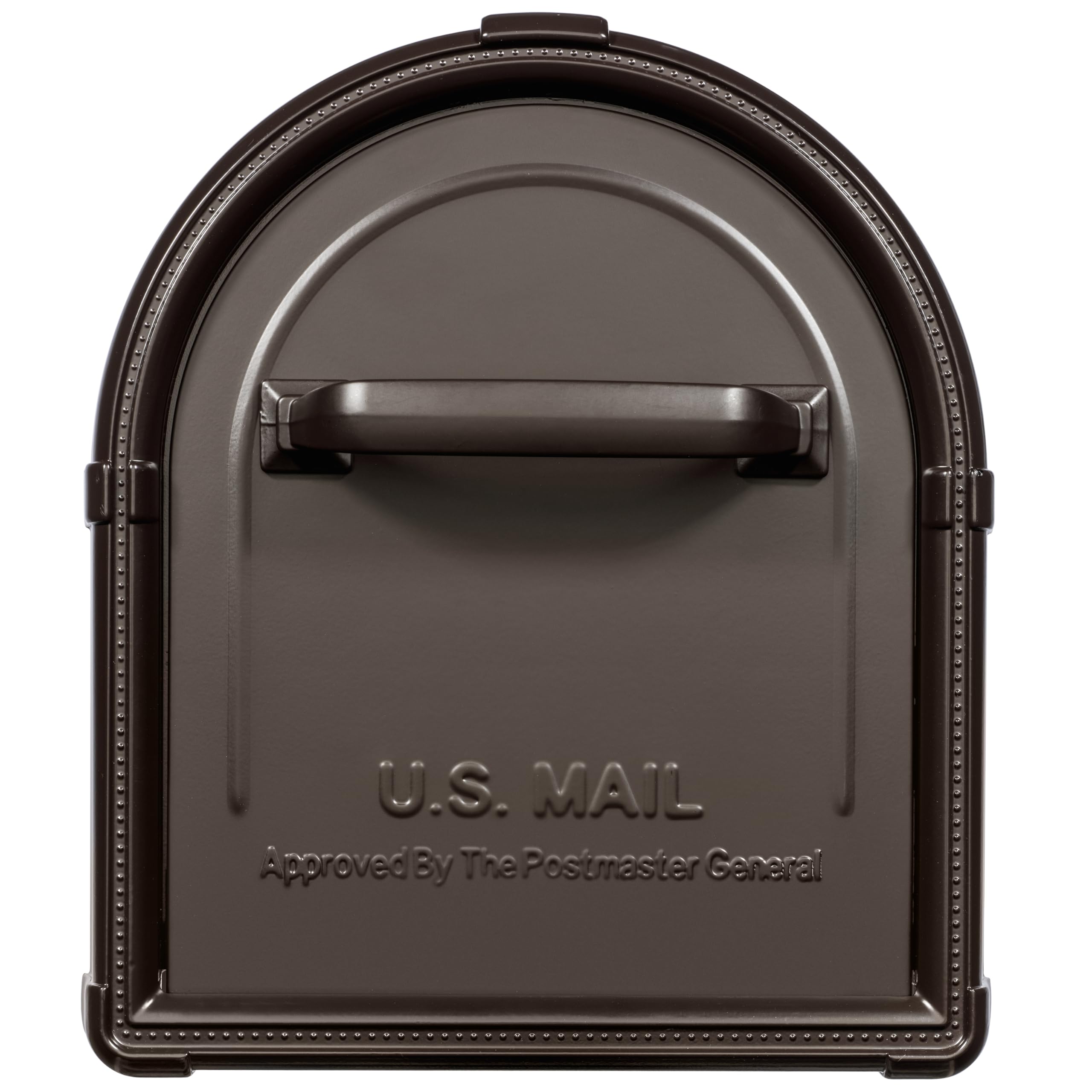 Architectural Mailboxes Hillsborough Galvanized Steel Post Mount Mailbox, Compatibility Code J, 5593RZ-CG, Rubbed Bronze, Large Capacity