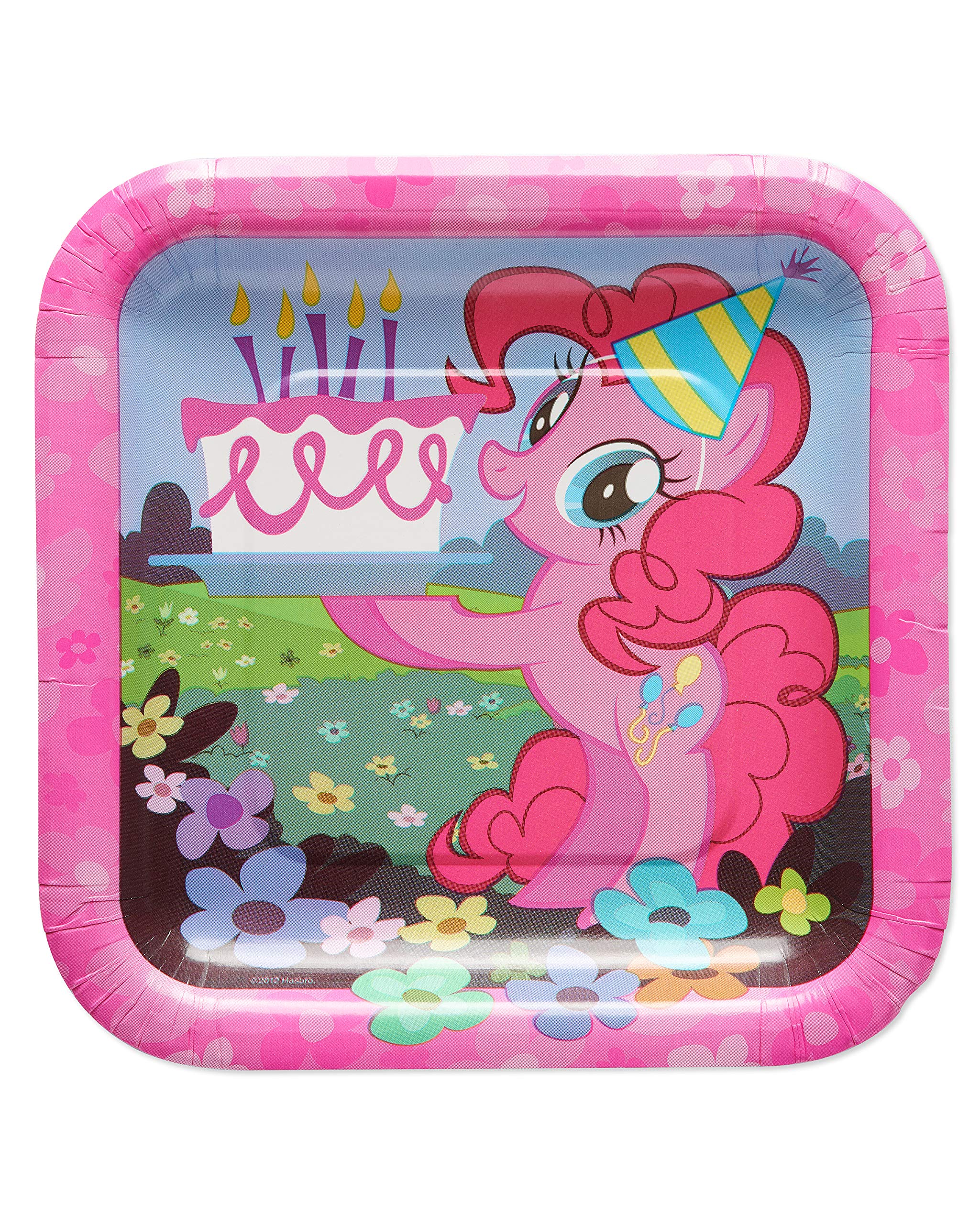 American Greetings My Little Pony Party Supplies, Paper Dessert Plates (40-Count)
