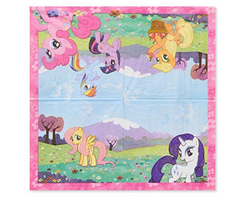 American Greetings My Little Pony Party Supplies, Paper Lunch Napkins (48-Count)