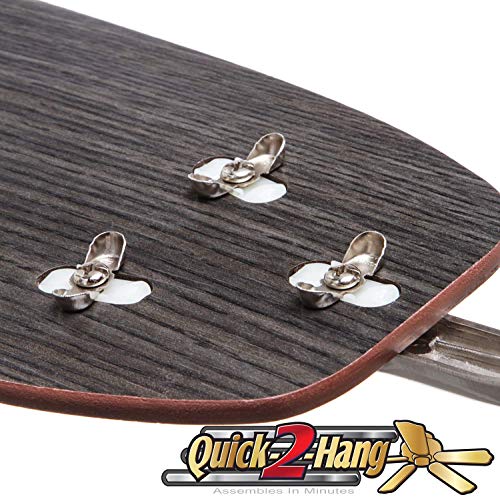 Honeywell Ceiling Fans Glen Alden, 52 Inch Classic Flush Mount Indoor LED Ceiling Fan with Light, Pull Chain, Quick-2-Hang Dual Finish Blades, Reversible Motor - 50517-01 (Oil Rubbed Bronze)