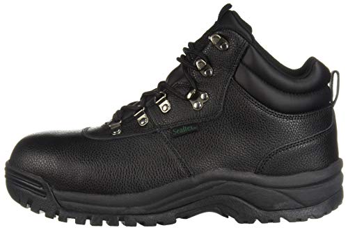 Propét Men Shield Walker Construction Boot, Black, 12 E US