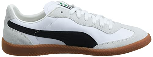 PUMA mens Super Liga Og Sneaker, Puma White-puma Black-puma Team Gold, 11 US