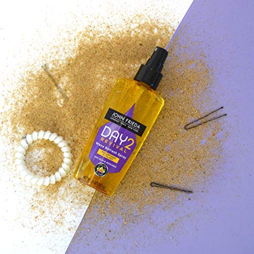 John Frieda Day 2 Revival Wave Refresh Spray, Texturizing Dry Hair Spray, for Wavy Hair, 5 Ounces