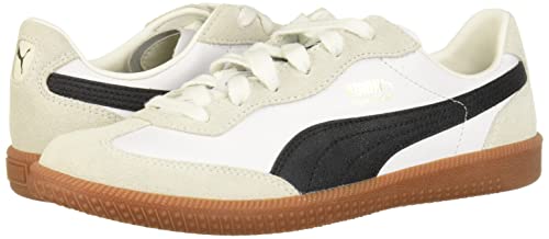 PUMA mens Super Liga Og Sneaker, Puma White-puma Black-puma Team Gold, 11 US